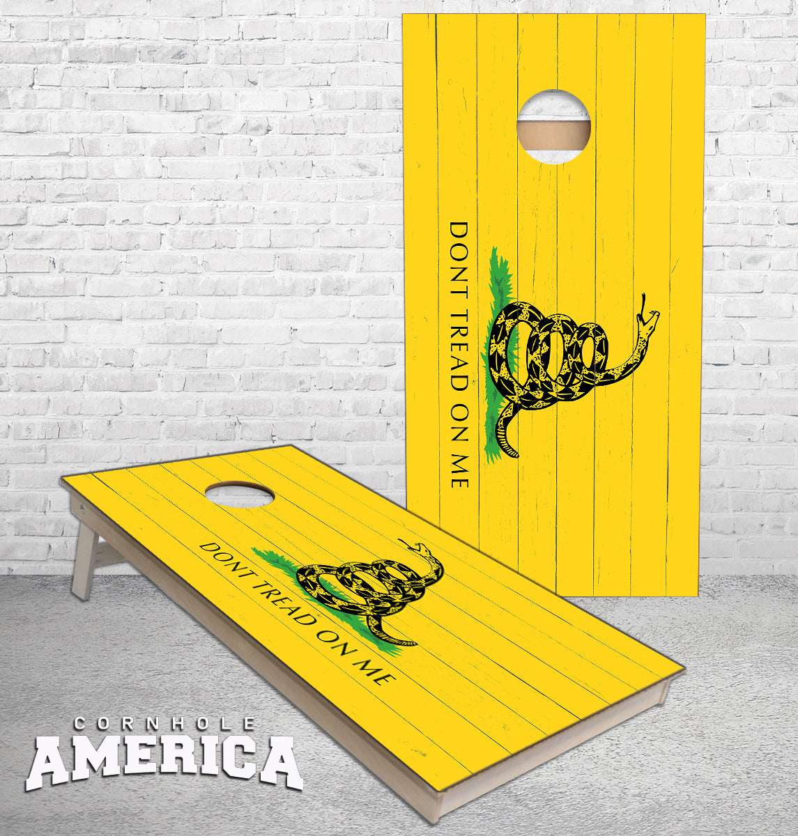 Don't Tread on Me cornhole boards — Cornhole America