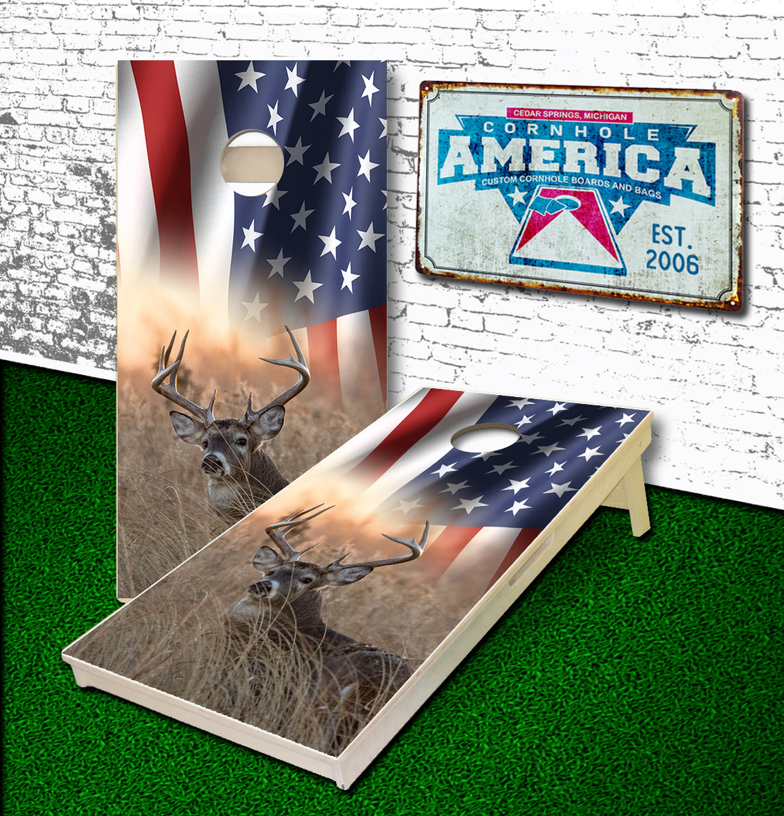 Cornhole Boards and Bags made in the USA based in Michigan Great Lakes ...