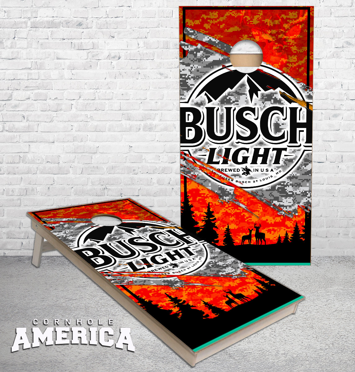 Busch Light for the Hunters cornhole boards — Cornhole America