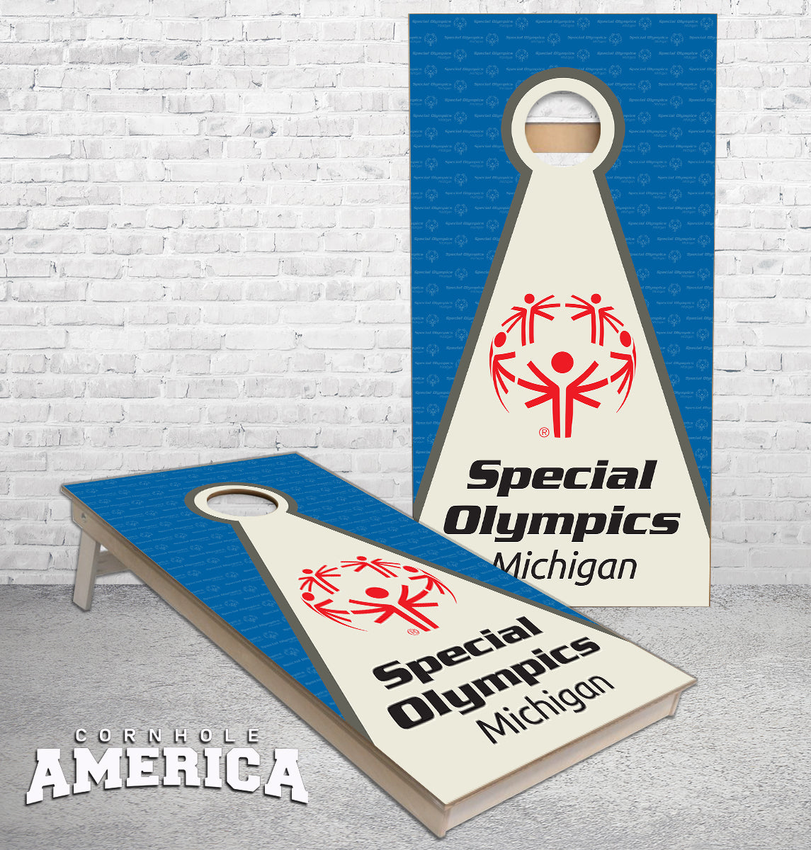 Michigan Special Olympics cornhole boards — Cornhole America