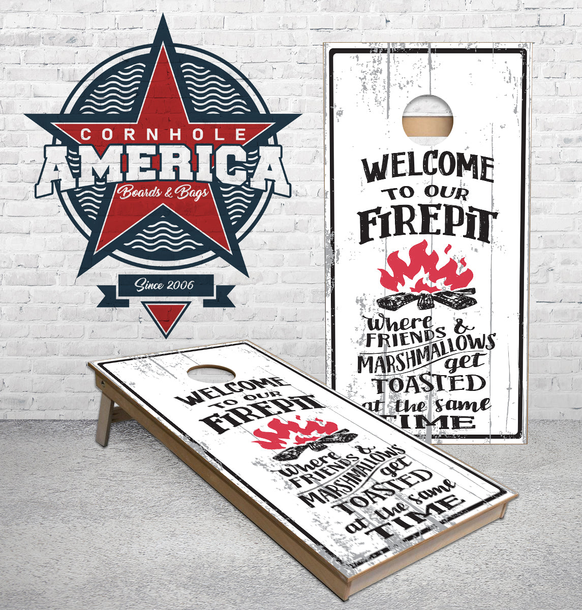 Welcome to our fire pit cornhole boards — Cornhole America